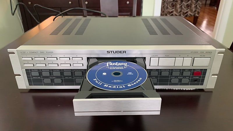 Studer A727 Broadcast CD Player and Manual | Reverb