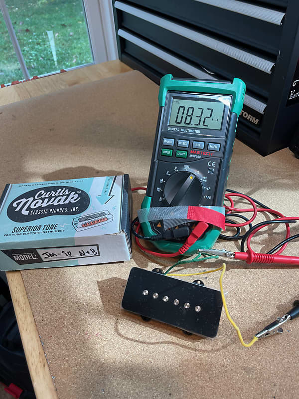 Curtis Novak JM-90 Set (Neck & Bridge) 2022 - Black covers | Reverb