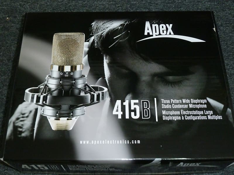 Apex 415B Three Pattern Wide Diaphragm Studio Condensor | Reverb