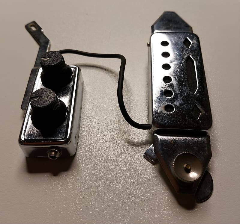 JAx vintage Soundhole pickup '60 for acoustic guitar goldfoil | Reverb