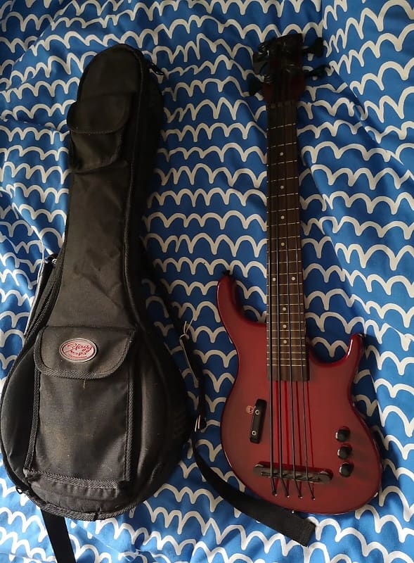 Kala SUB4FS-SRD U-Bass SUB Solid Body Bass with Bag Red | Reverb UK