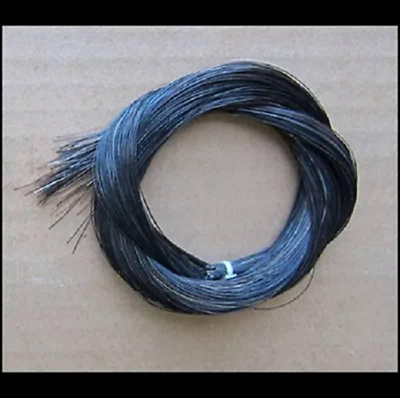 Bow Hair - Black Horsehair for Violin, Viola, Cello | Reverb