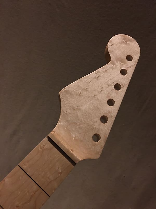 Coastal Customs Wicked Birdseye Lefty Right Reverse Strat | Reverb