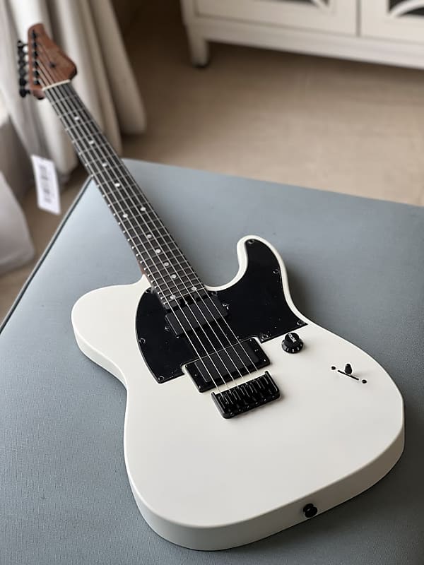 Soloking MT-1 Deluxe HH 24 in Satin White Matte Nafiri | Reverb