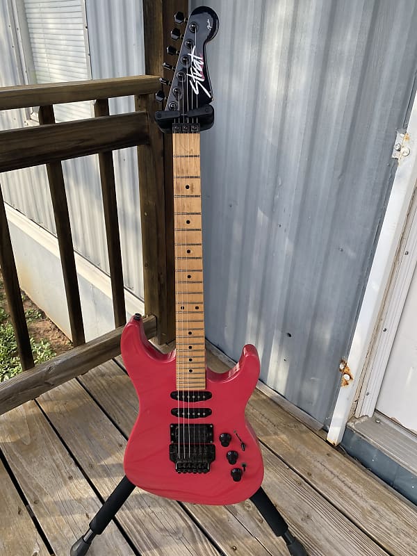 Fender HM Strat HSS with Maple Fretboard 1988 - 1989 - Black | Reverb