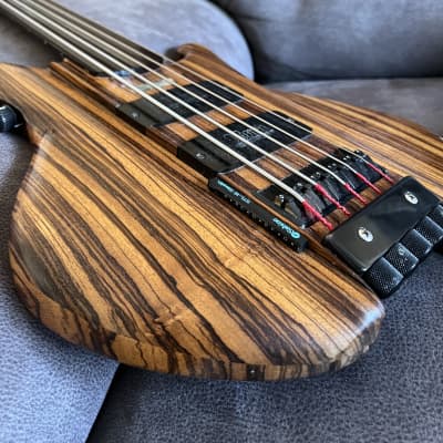 David King Custom shop masterbuilt 5 string fretless bass | Reverb