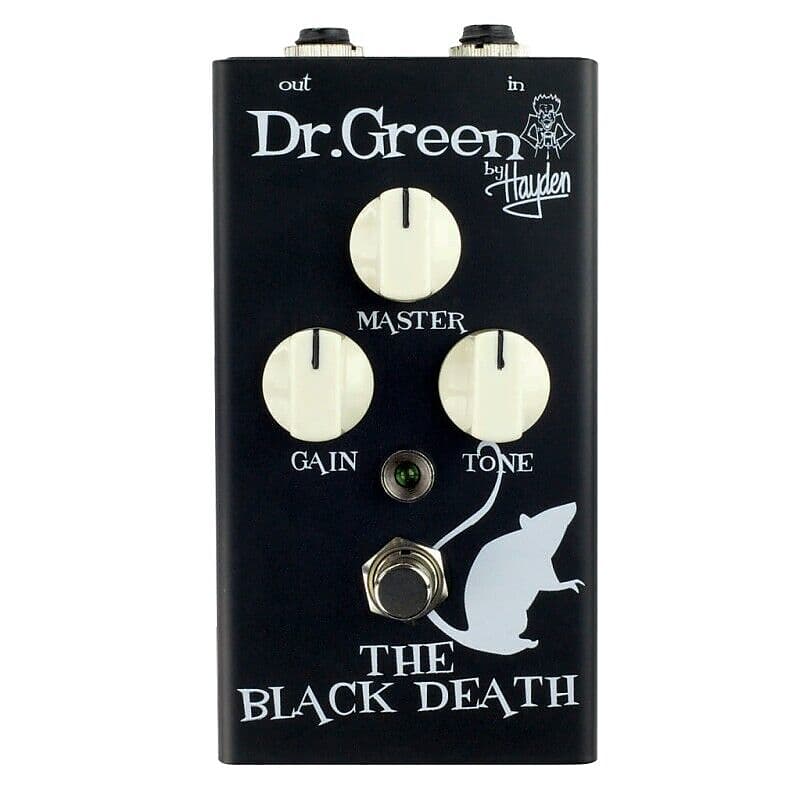 Dr Green The Black Death Distortion/Overdrive Pedal | Reverb