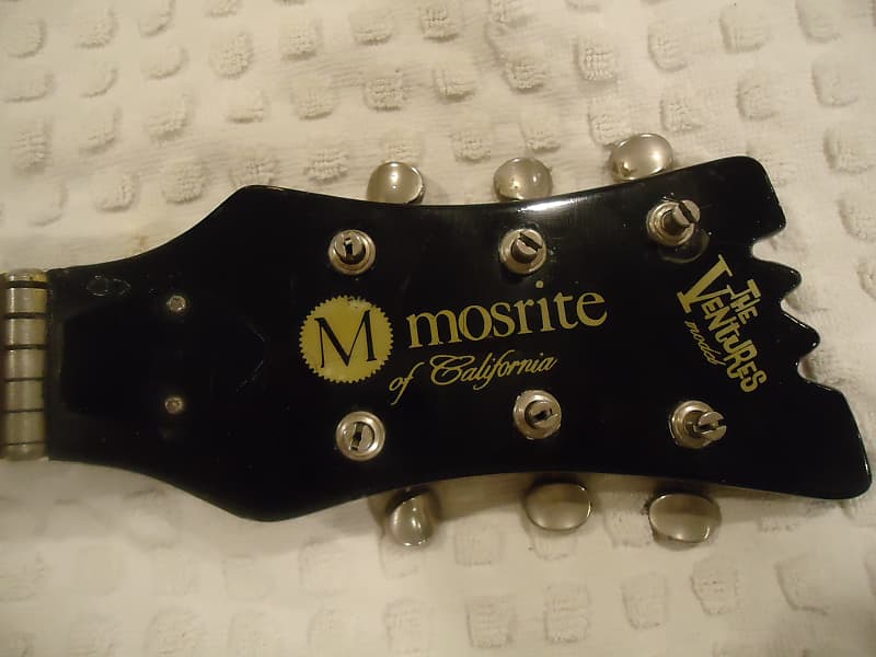 MOSRITE Ventures 1967 Vintage Black 6-String Tuxedo | Reverb Australia