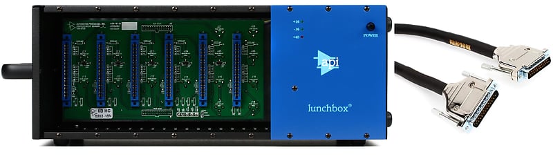 API 500-6B 6-slot 500 Series Lunchbox Bundle with Mogami Gold | Reverb