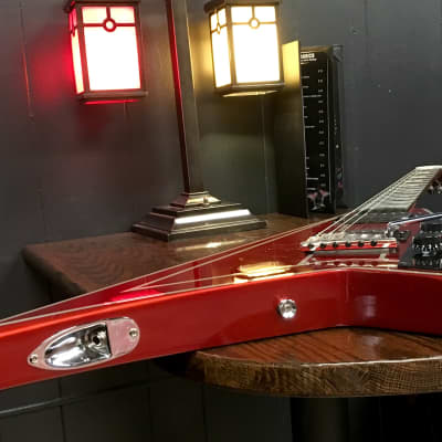 80s Hondo Formula 1 H770CAR/S Flying V - Metallic Red Randy | Reverb