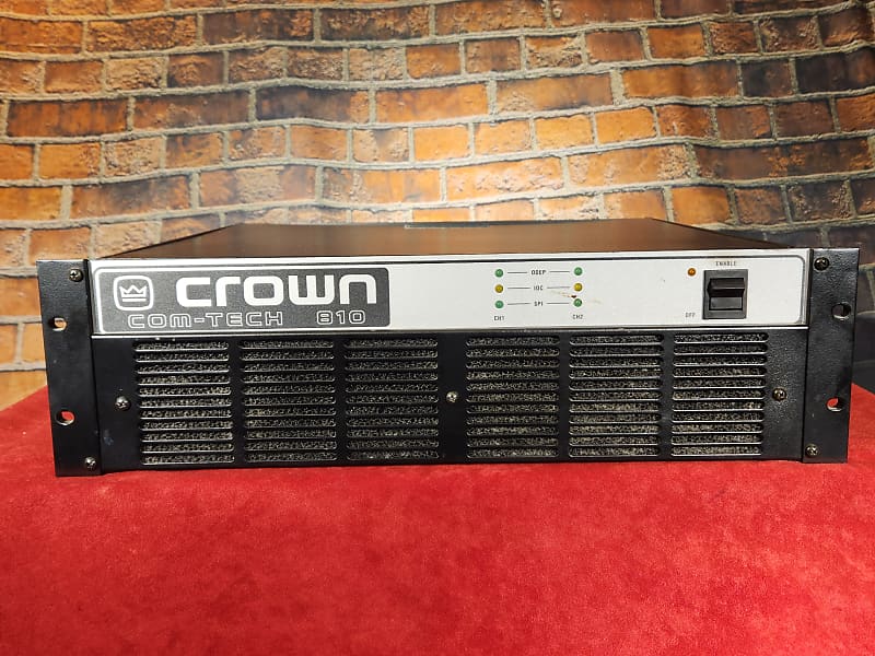 Crown Com-Tech 810 Power Amplifier | Reverb