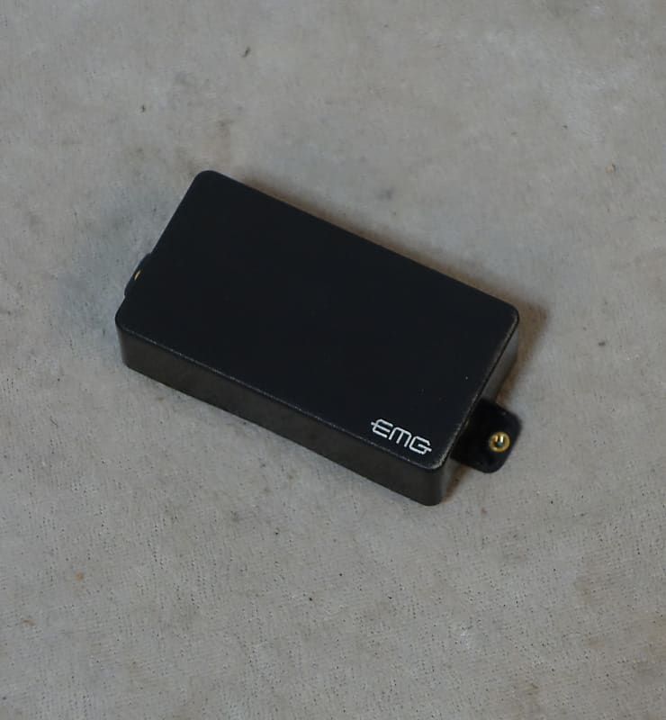 EMG 81 active humbucker pickup black finish | Reverb
