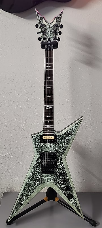 Dean Dime Stealth - AWESOME GUITAR! Great Cond! - Snakeskin | Reverb