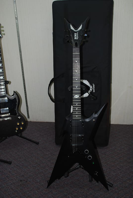 Dean Dime Razorback - Satin Black | Reverb