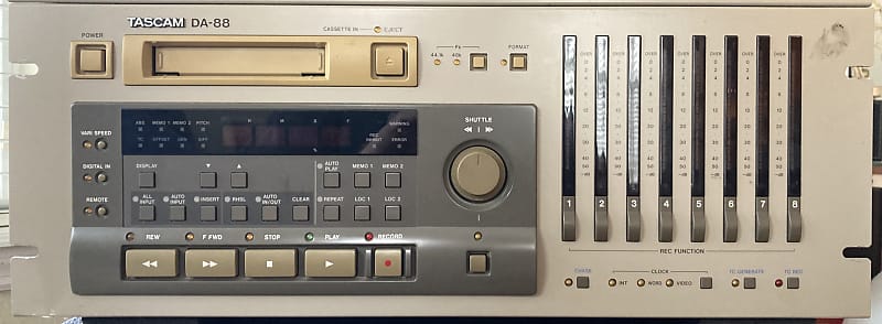 TASCAM DA 38 - DA 88 with remote control "mid 90s" - Gray | Reverb