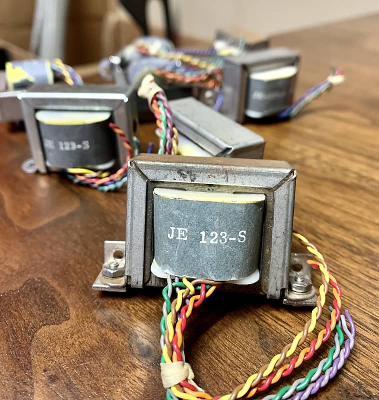 Jensen JE-123-s line input transformers Skittles original | Reverb