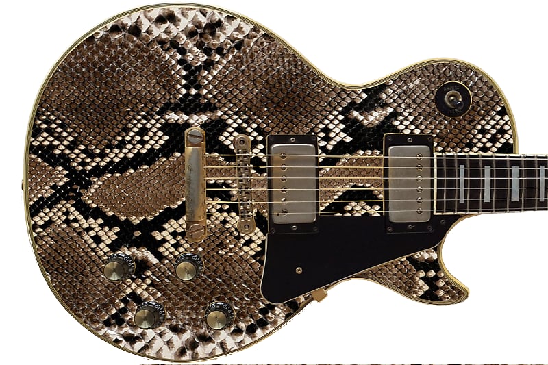 Sticka Steves Guitar Skin Axe Wrap Re-skin Brown Rattle Snake | Reverb