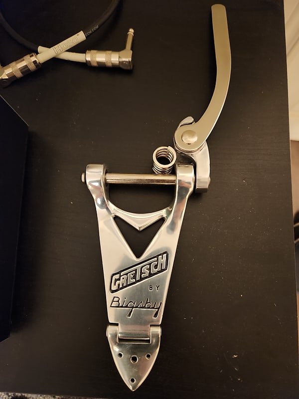 Bigsby B3 Vibrato Tailpiece with Gretsch Logo | Reverb