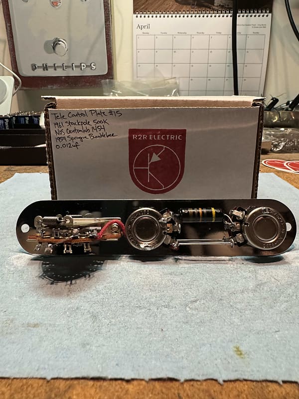 R2R Electric HH Tele Control Plate #15 | Reverb