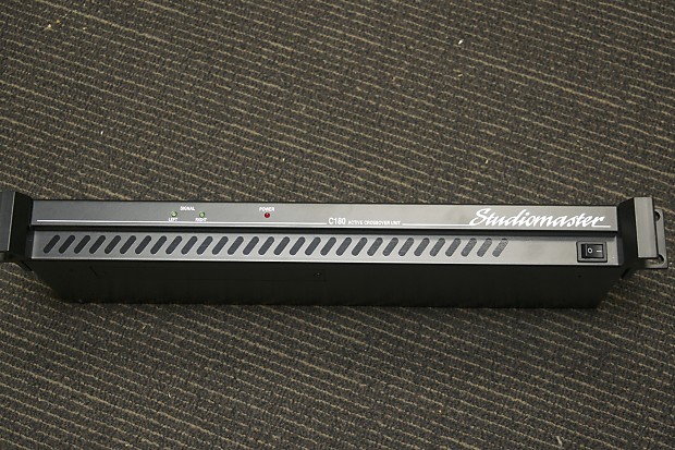 Studiomaster C180 Active Crossover Unit Black | Reverb