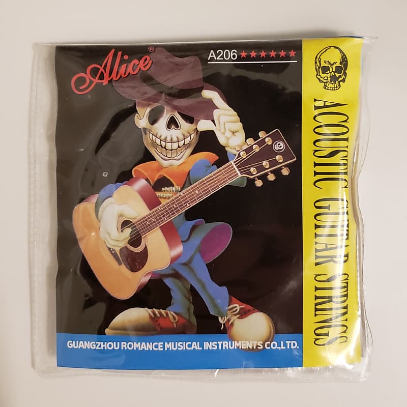 Alice A206-SL Acoustic Guitar Strings Anti-Rust Phosphor | Reverb