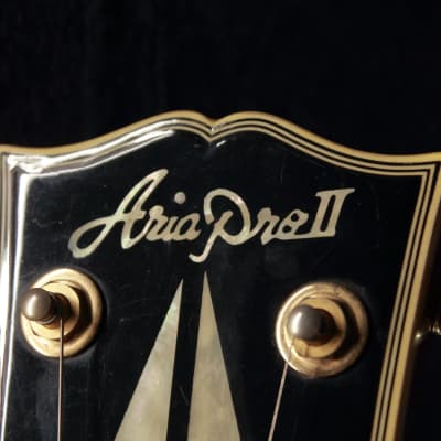 Aria Pro II LC-500 Cherry Sunburst 1979 | Reverb