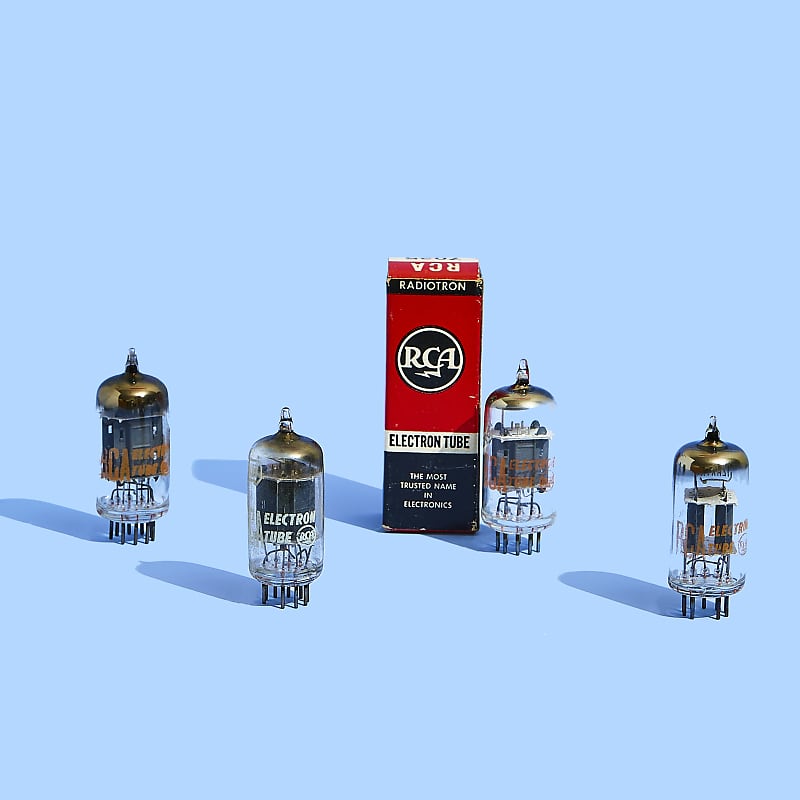 1 NOS RCA 12AX7 Long Grey Plate Vintage Vacuum Tube | Great | Reverb