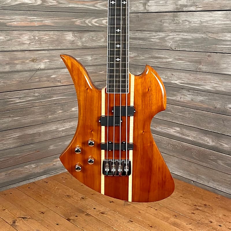 BC Rich Left Handed Heritage Classic Mockingbird Bass Guitar | Reverb