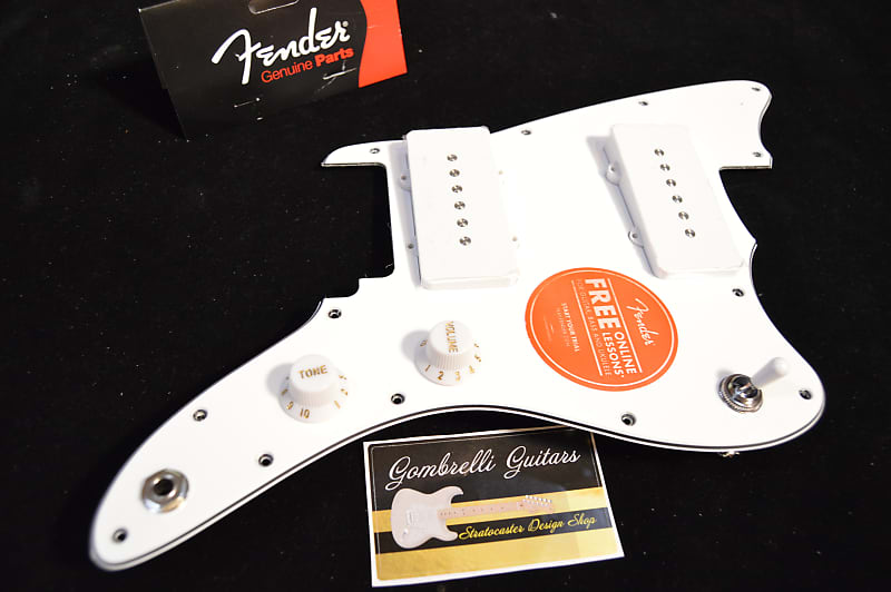 Fender Squier Jazzmaster Loaded Pickguard 2022 White | Reverb