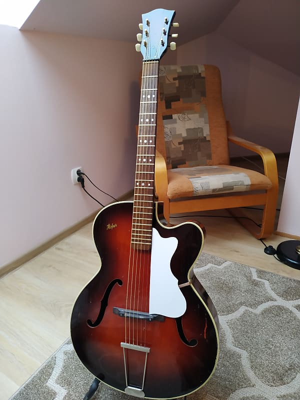 Hofner 455 450 archtop 1960s Sunburst | Reverb