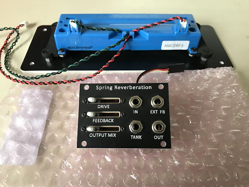 Pulp Logic 1U Spring Reverb w/Tank - Eurorack | Reverb