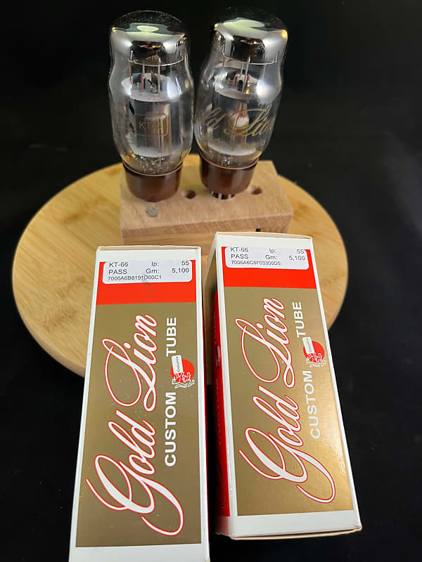 Gold Lion KT66 Genalex / Russia | Reverb