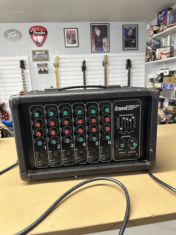 KMD PBM6-150 Powered Mixer 150 watt. 80s | Reverb