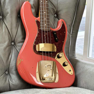 1960 Fender Custom Shop Jazz Bass Relic Tortoise Shell | Reverb