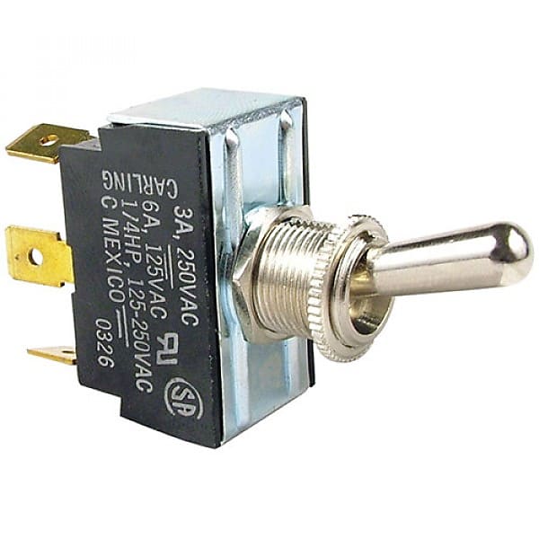 Carling 3 Position Toggle Switch with Tabs, SPDT | Reverb