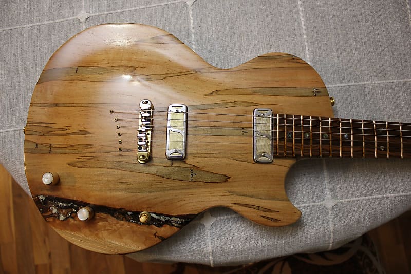 Handmade Ambrosia/Flame Maple LP-style Electric 2024 | Reverb