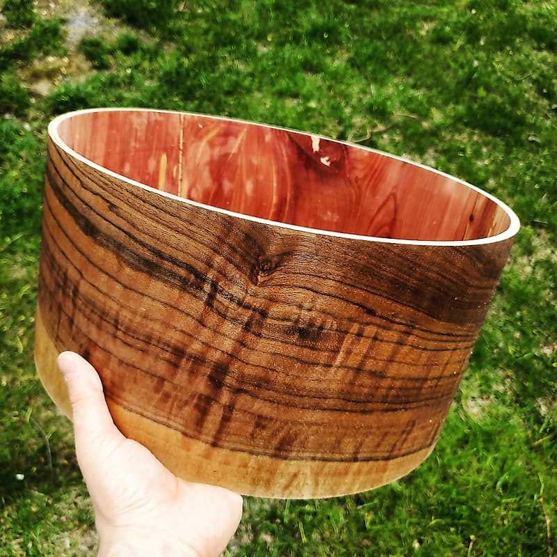 Hhg Drums PRE SALE 14x7 Figured Calico Walnut, Maple, And | Reverb