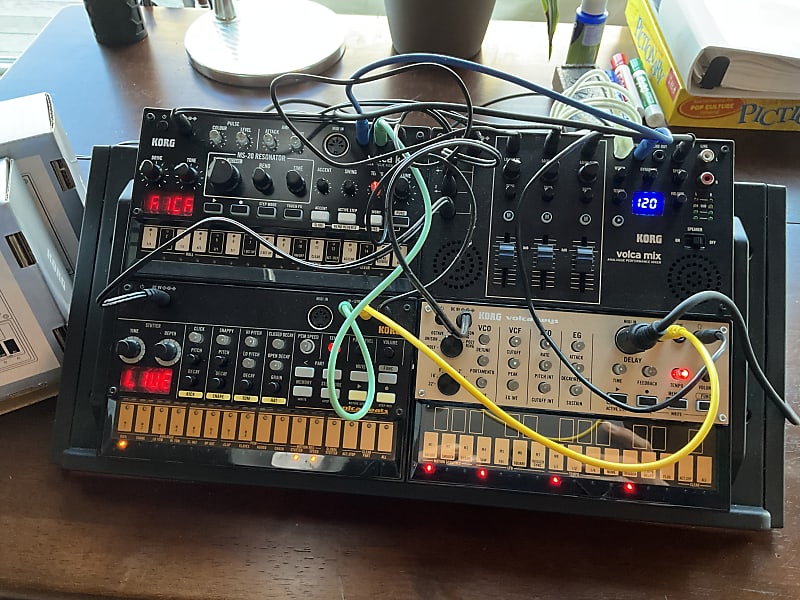 KORG Volca Mix Rack Volca Kick, Volca Beats, Volca Keys, | Reverb