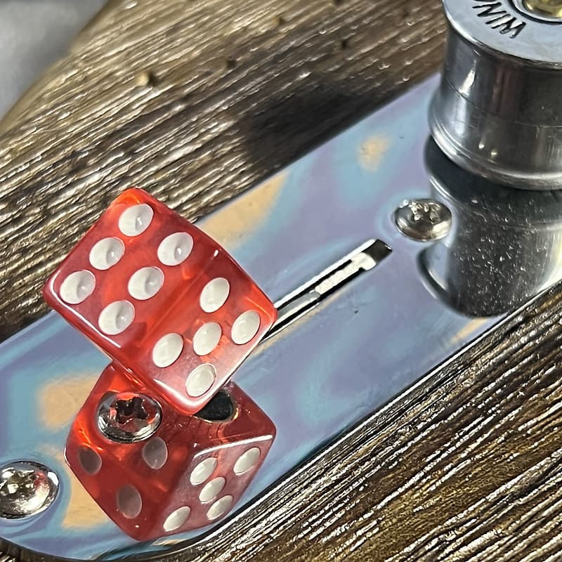 Kinnatone Red Dice Switch Tip for blade style switch Strat or | Reverb