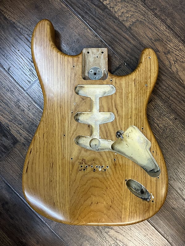 Fender Hardtail Stratocaster Body 1970’s - Natural | Reverb