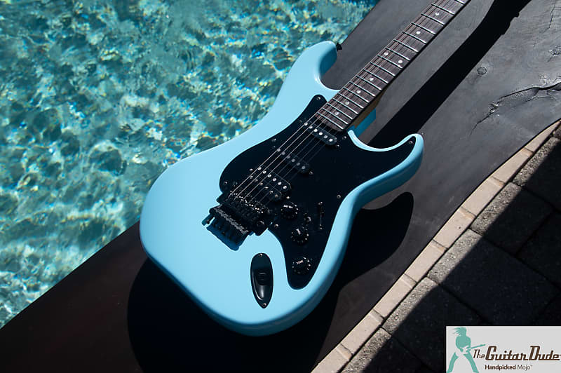 N.O.S 1987 Kramer F-3000 Sonic Blue - Focus Series - Floyd | Reverb