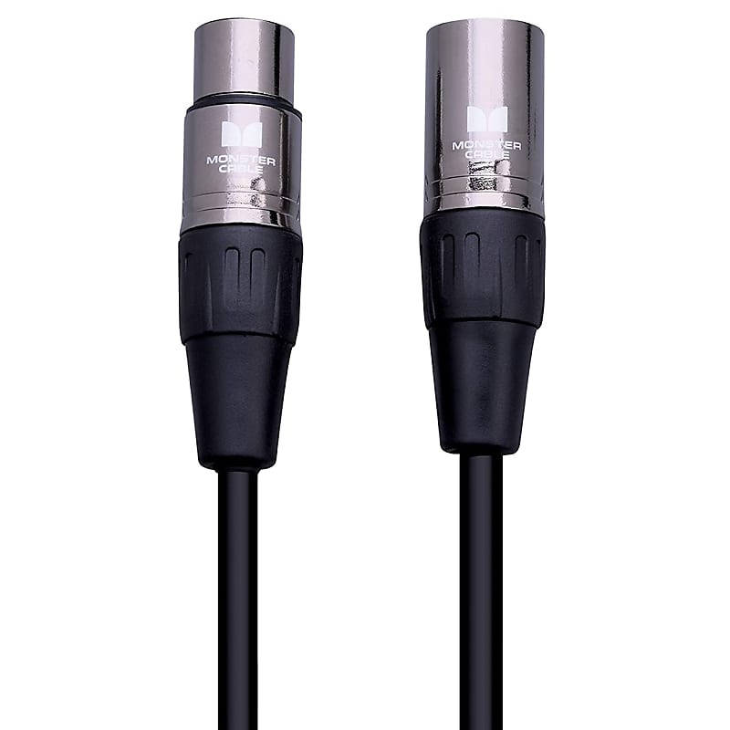 Monster Classic 30 Foot Microphone Cable - Gold Contacts | Reverb