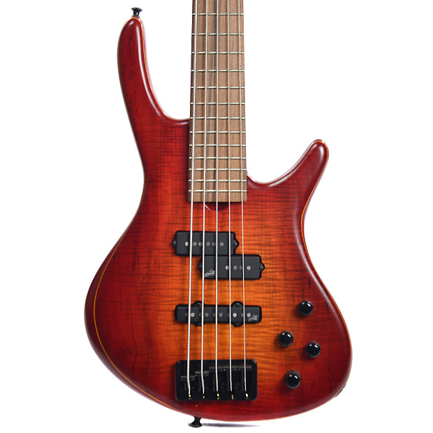 Roscoe Century Standard 5 Plus, Spalted Flame Maple | Reverb Canada