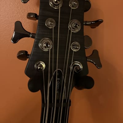 Schecter Stiletto Studio-8 Active 8-String Bass - See-Thru | Reverb