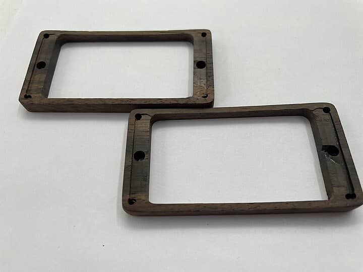 Ibanez Rosewood Humbucker Guitar Pickup Rings Frames | Reverb