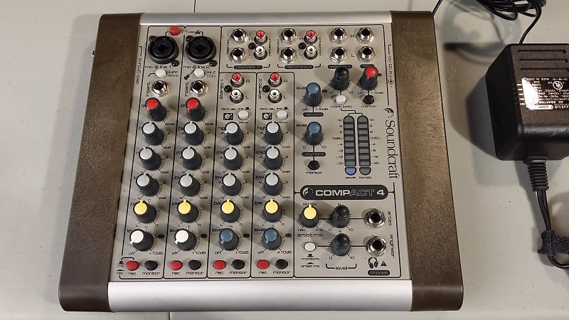 Soundcraft Compact 4 Analog Audio Mixer | Reverb