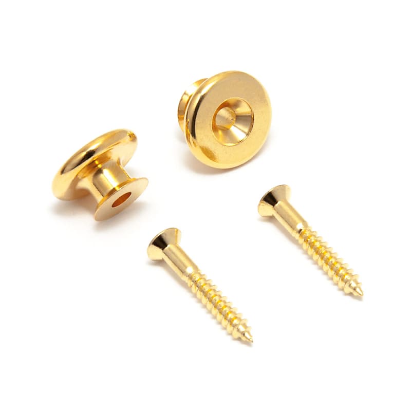 Gotoh EP-B3 Large / Oversized Strap Buttons Set of 2 (Gold) | Reverb