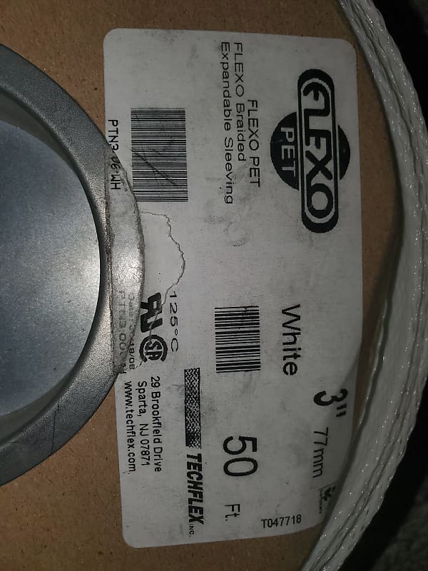 Techflex 3 inch white edition x 6 foot - White | Reverb