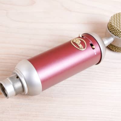 Blue Spark SL Red Condenser Microphone in Wood Box | Reverb