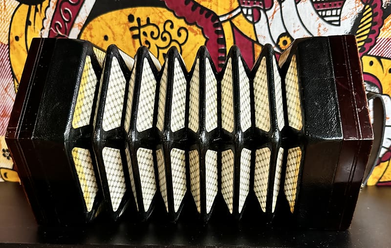 Lachenal 26 Button Anglo C/G Concertina | Reverb
